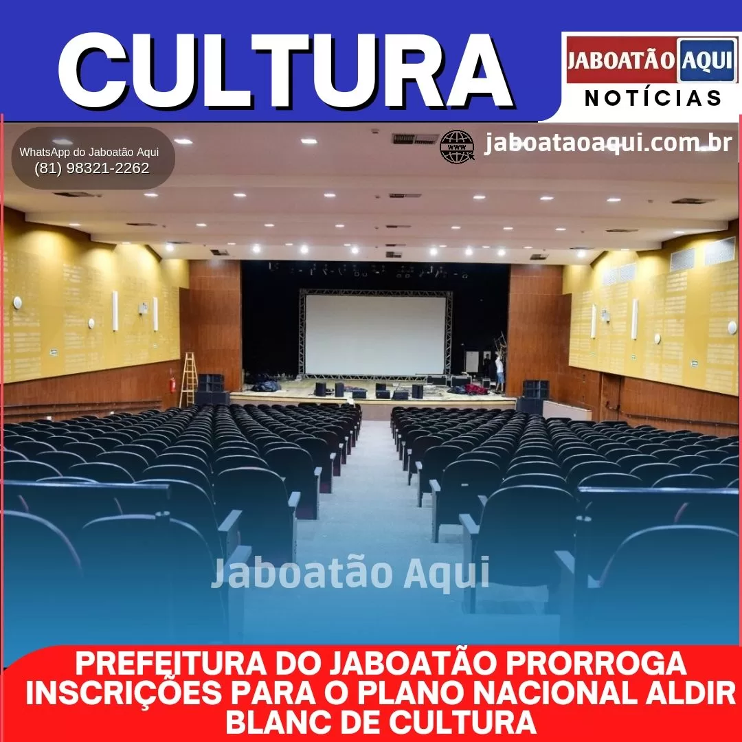 PREFEITURA DO JABOATÃO PRORROGA INSCRIÇÕES PARA O PLANO NACIONAL ALDIR ... PREFEITURA DO JABOATÃO PRORROGA INSCRIÇÕES PARA O PLANO NACIONAL ALDIR ...