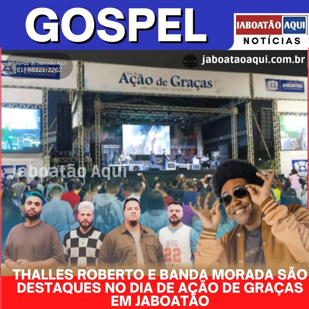 THALLES ROBERTO E BANDA MORADA SÃO DESTAQUES NO DIA DE AÇÃO DE GRAÇAS ...