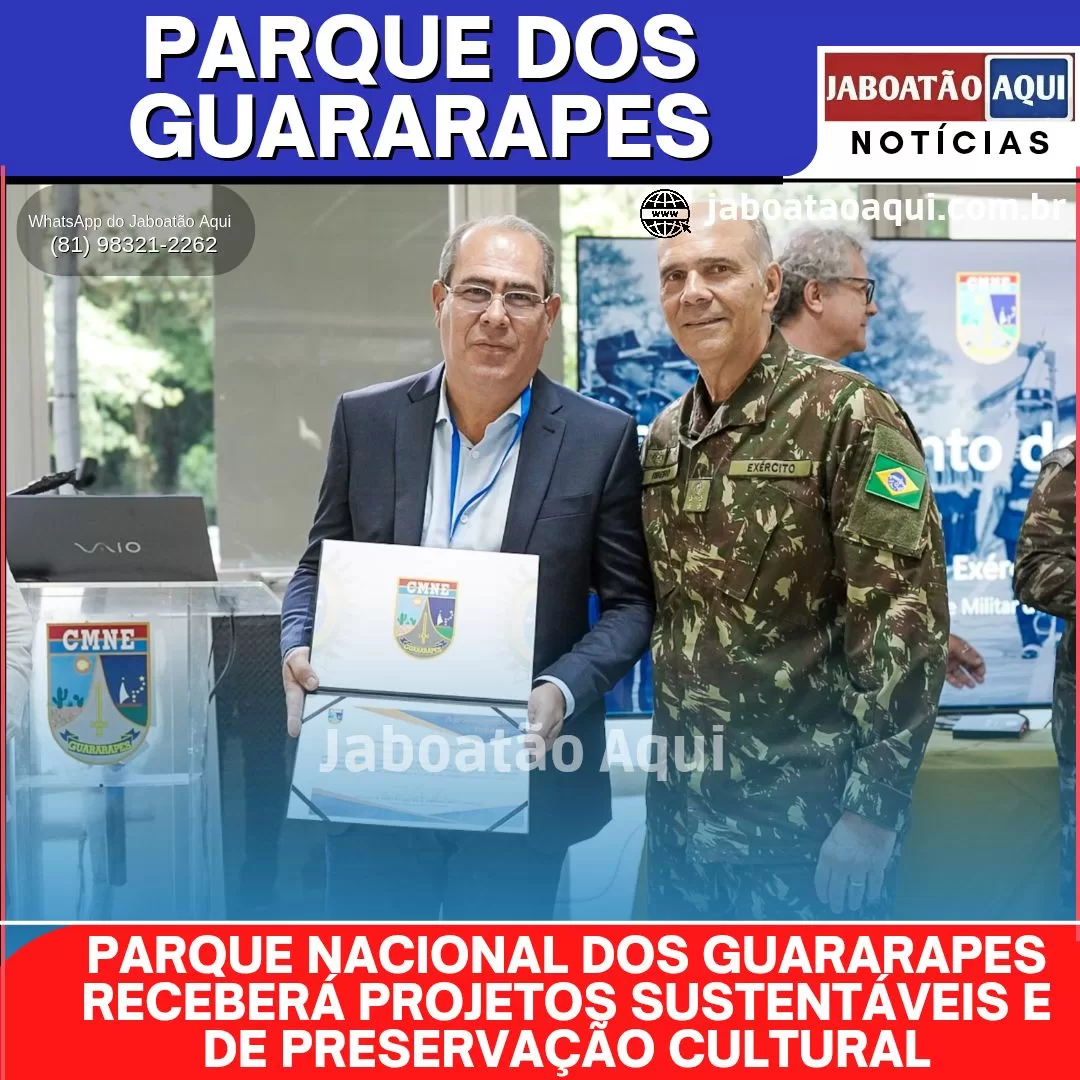 PARQUE NACIONAL DOS GUARARAPES RECEBERÁ PROJETOS SUSTENTÁVEIS E DE ...